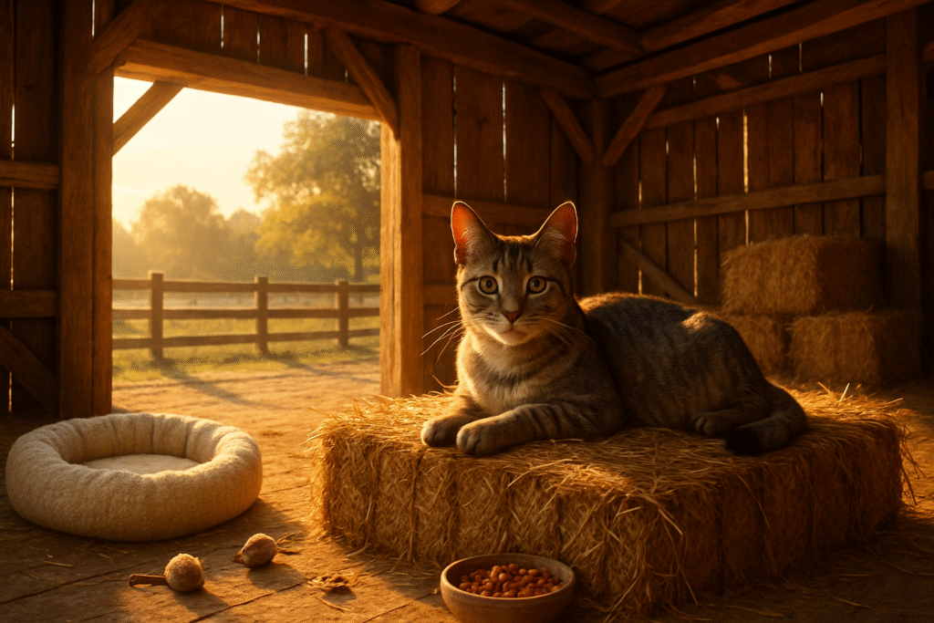How to keep a barn cat from running away? 🐱🏡